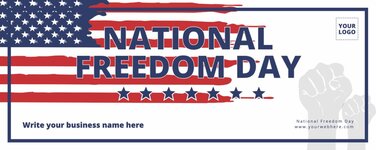 Design posters for National Freedom Day online