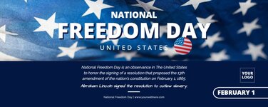 Design posters for National Freedom Day online