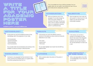 Free Academic Poster Templates to Customize Online