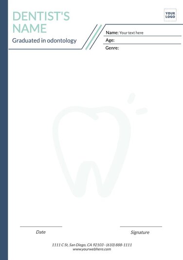 Editable Dental Clinics Design Templates