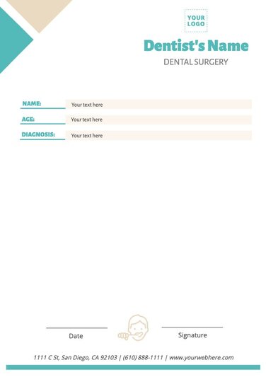 Editable Dental Clinics Design Templates