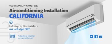 Air Conditioner Banner Designs to Edit Online