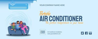 Air Conditioner Banner Designs to Edit Online