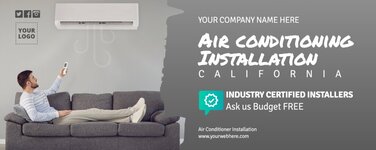 Air Conditioner Banner Designs to Edit Online
