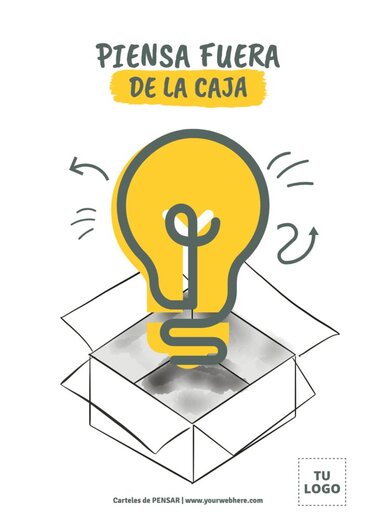 Carteles de Piensa Antes de Hablar personalizables