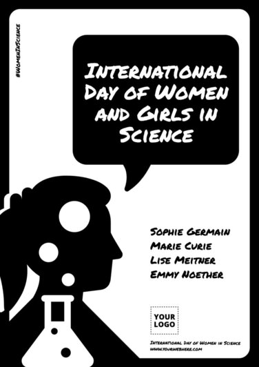 Posters for International Day of Women and Girls in Science