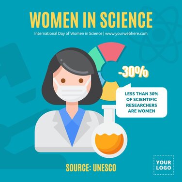 Posters for International Day of Women and Girls in Science