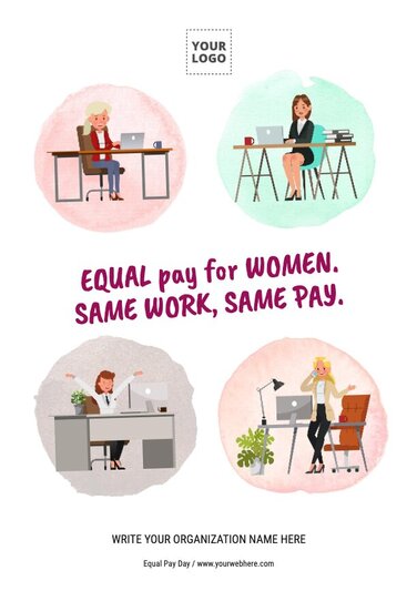 Create Equal Pay Day Posters Online