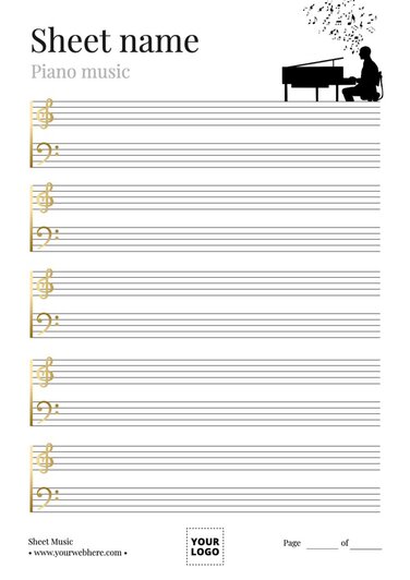 Free Blank Music Sheets to Print