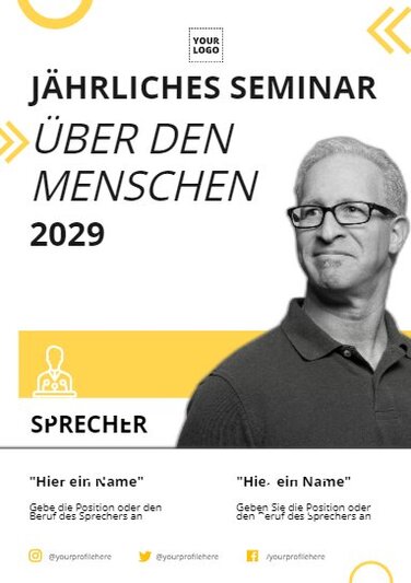 Kostenlose Seminar-Flyer-Vorlagen zum Anpassen