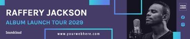 Gratis sjablonen voor SoundCloud-banners