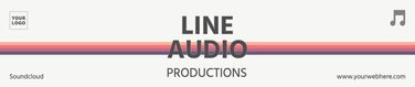 Gratis sjablonen voor SoundCloud-banners