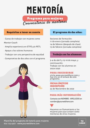 Plantillas para Programas de Mentoring para escuelas