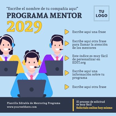 Plantillas para Programas de Mentoring para escuelas