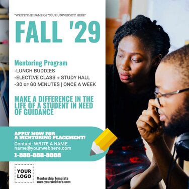 Free Mentoring Program Flyer Templates Online