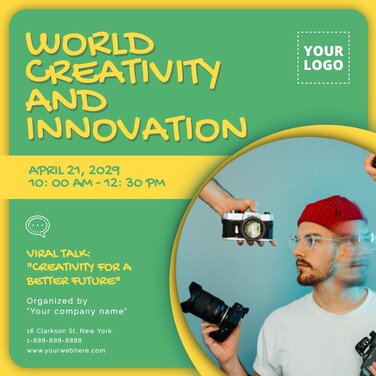 Design World Creativity and Innovation Day Posters