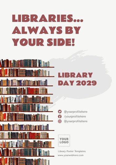 Library Poster Templates to Customize Online