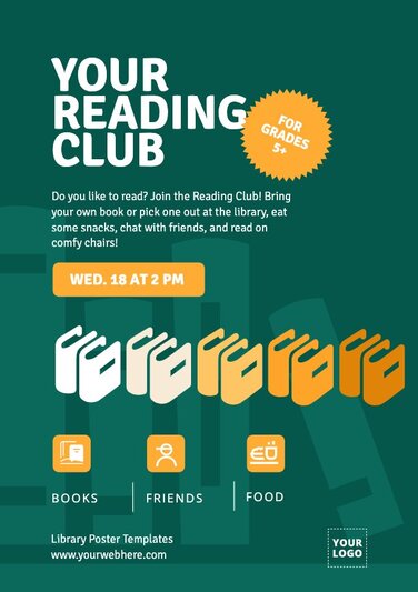 Library Poster Templates to Customize Online