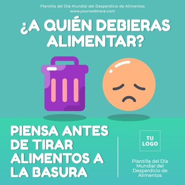 Pósters para reducir el Desperdicio de Alimentos