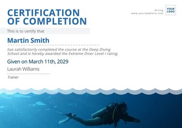 Free Diving Flyer Templates to Customize