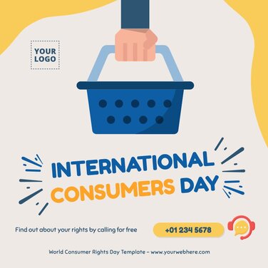 World Consumer Rights Day Poster Templates