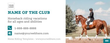 Editable Horse Riding Flyer Templates