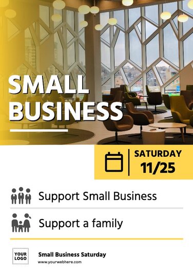 Small Business Saturday Flyer Templates