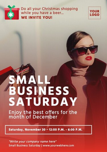 Small Business Saturday Flyer Templates