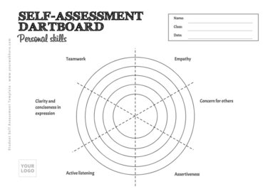 Editable Student Self Assessment Templates