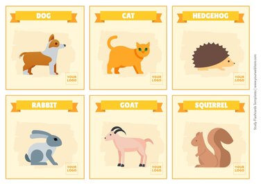 Editable Flashcard Templates for School