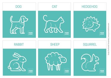 Editable Flashcard Templates for School