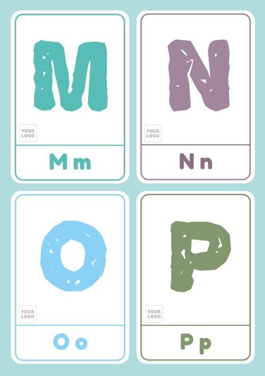 Editable Flashcard Templates for School