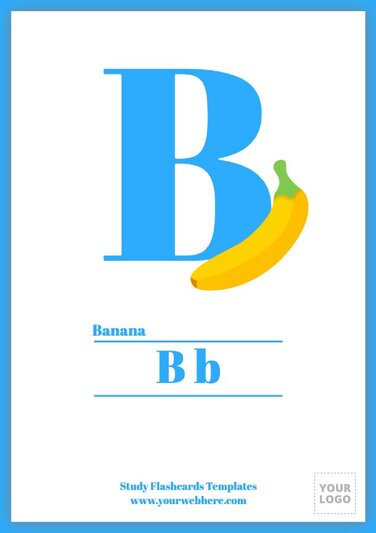 Editable Flashcard Templates for School