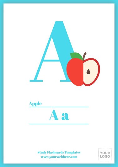 Editable Flashcard Templates for School