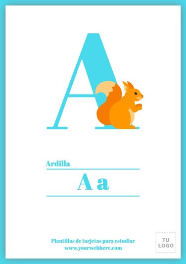 Plantillas de Tarjetas Didácticas para estudiar