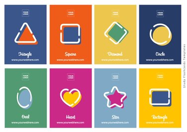 Editable Flashcard Templates for School