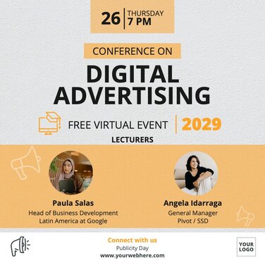 Advertising Day Banner Templates Online