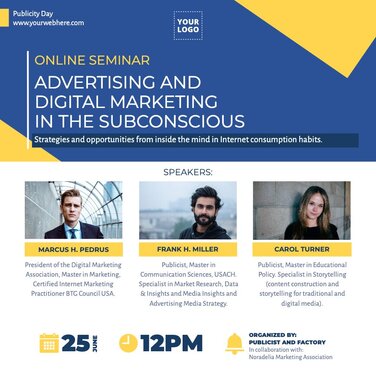 Advertising Day Banner Templates Online