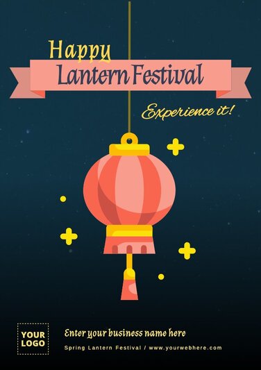 Free Spring Lantern Festival Posters to Edit Online