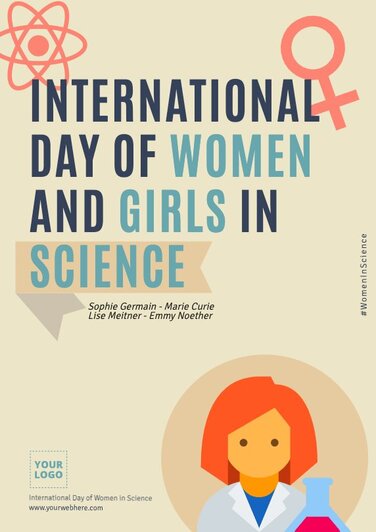 Posters for Day of Women and Girls in Science