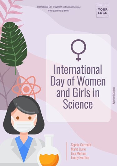 Posters for Day of Women and Girls in Science