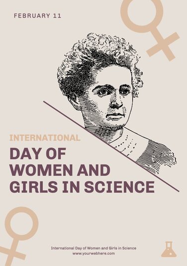 Posters for Day of Women and Girls in Science