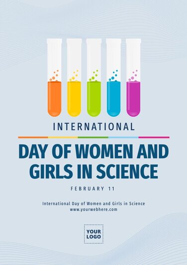 Posters for Day of Women and Girls in Science