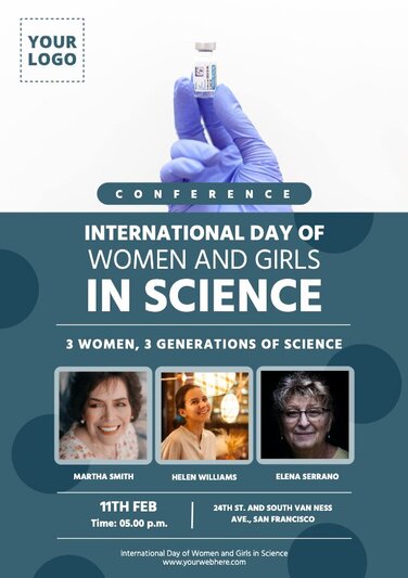 Posters for Day of Women and Girls in Science