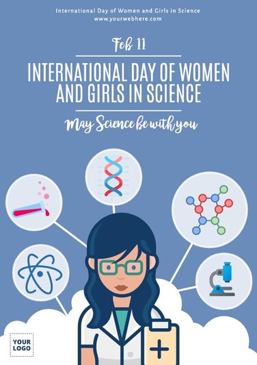 Posters for Day of Women and Girls in Science