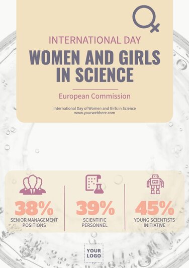 Posters for Day of Women and Girls in Science