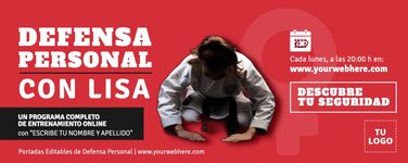 Clases de Defensa Personal: crea flyers con plantillas online