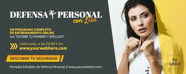 Clases de Defensa Personal: crea flyers con plantillas online