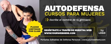Clases de Defensa Personal: crea flyers con plantillas online