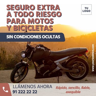 Plantillas de Seguros de Autos para diseñar anuncios